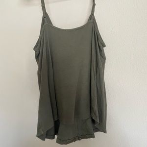 American Eagle Outfitters | Tops | Nwot American Eagle Olive Green Tank | Poshmark